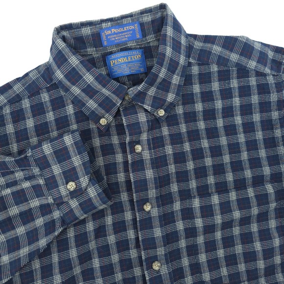Pendleton | Shirts | Pendleton Sir Pendleton Shirt Mens Large Plaid ...